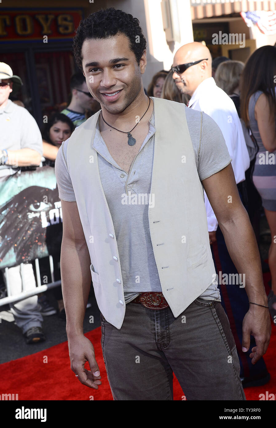 Corbin Bleu arrives for the World Premiere of Disney/Jerry Buckheimer ...