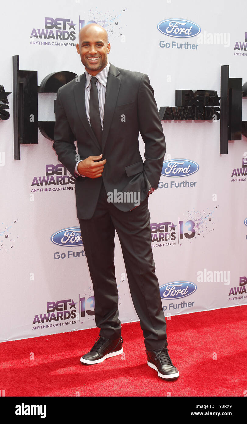 Actor Boris Kodjoe attends the BET Awards 13 at the Nokia Theatre in ...