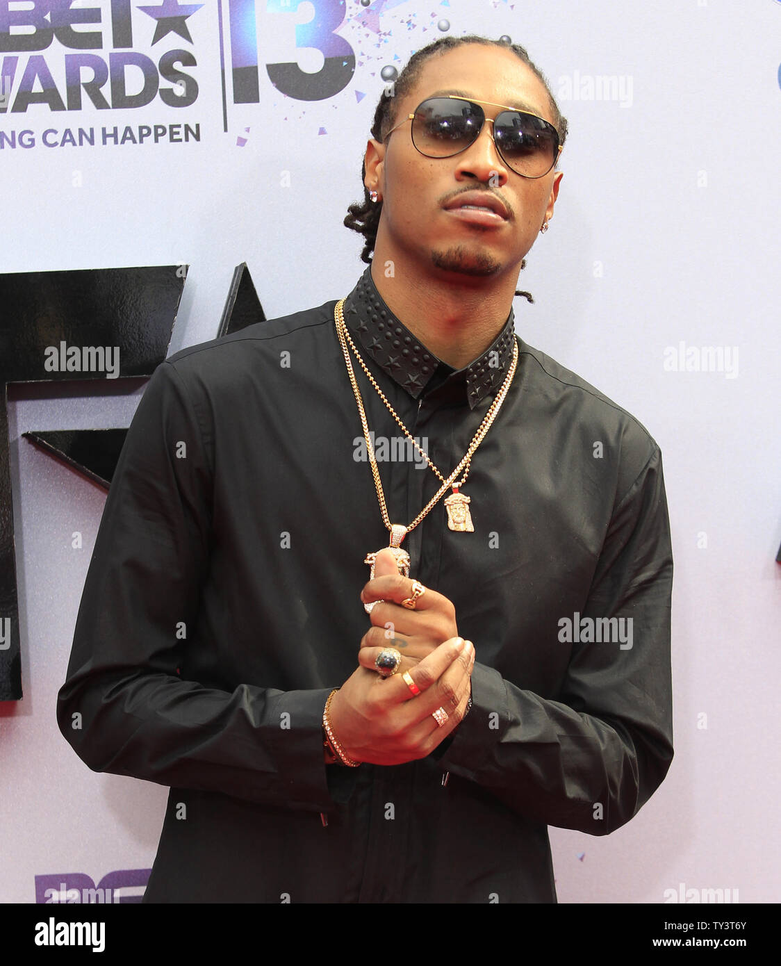 Rapper Future attends the BET Awards 13 at the Nokia Theatre in Los ...