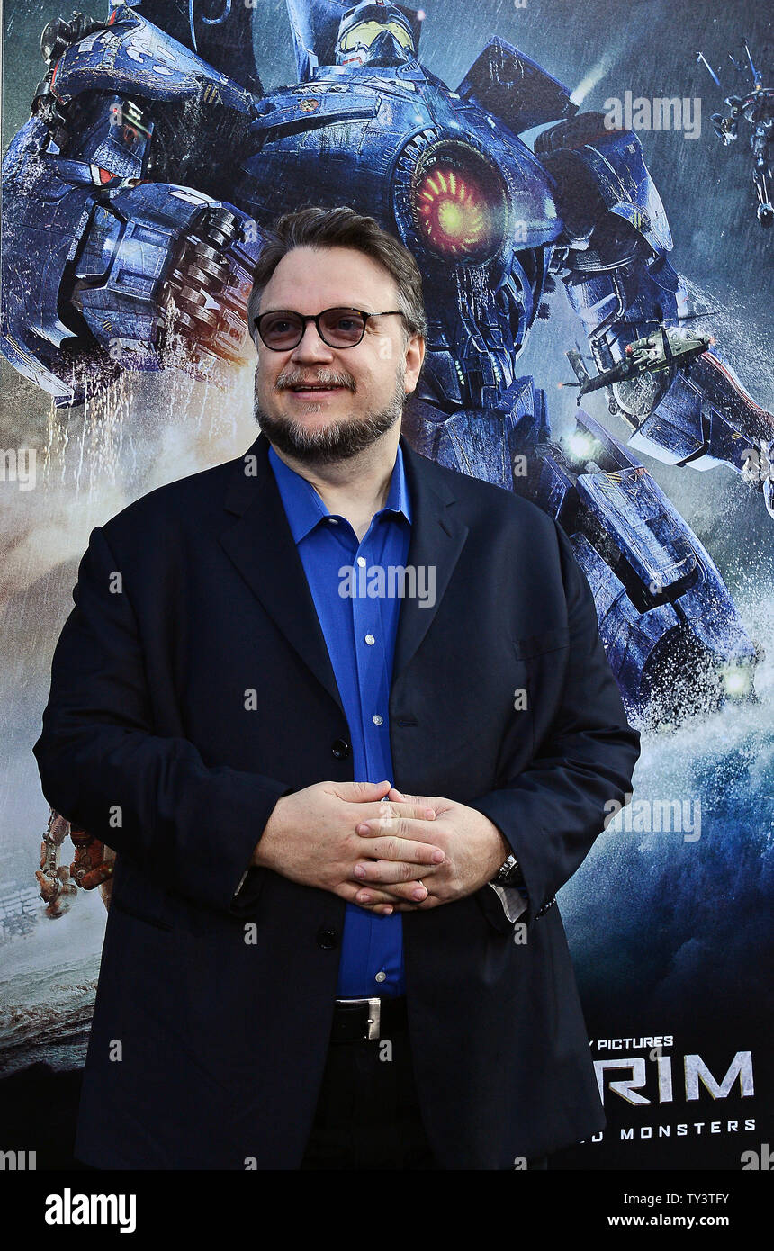 Director Guillermo del Toro arrives for the premiere of Pacific Rim at ...