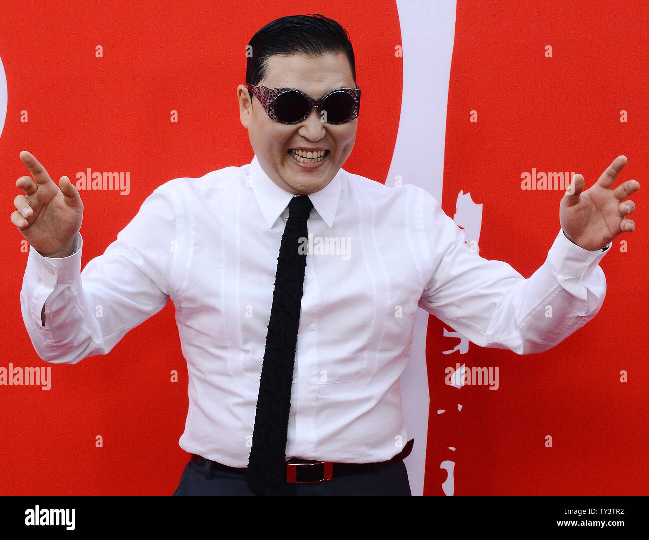 South Korean actor PSY attends the premiere of "Red 2" at the Westwood ...