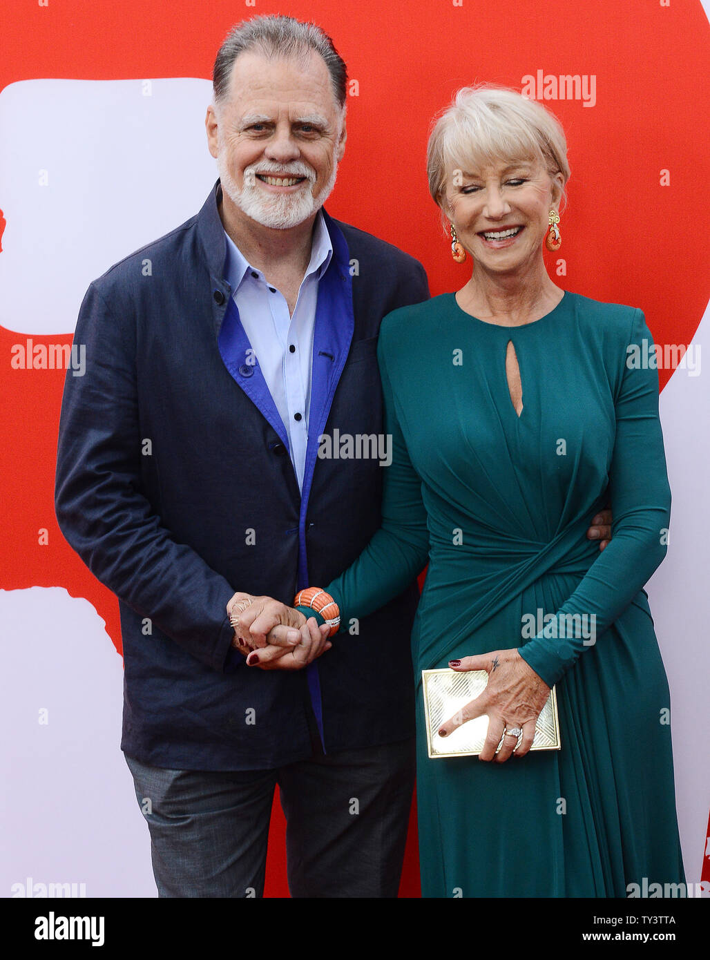 English cast member actress Helen Mirren and husband/Director Dean ...