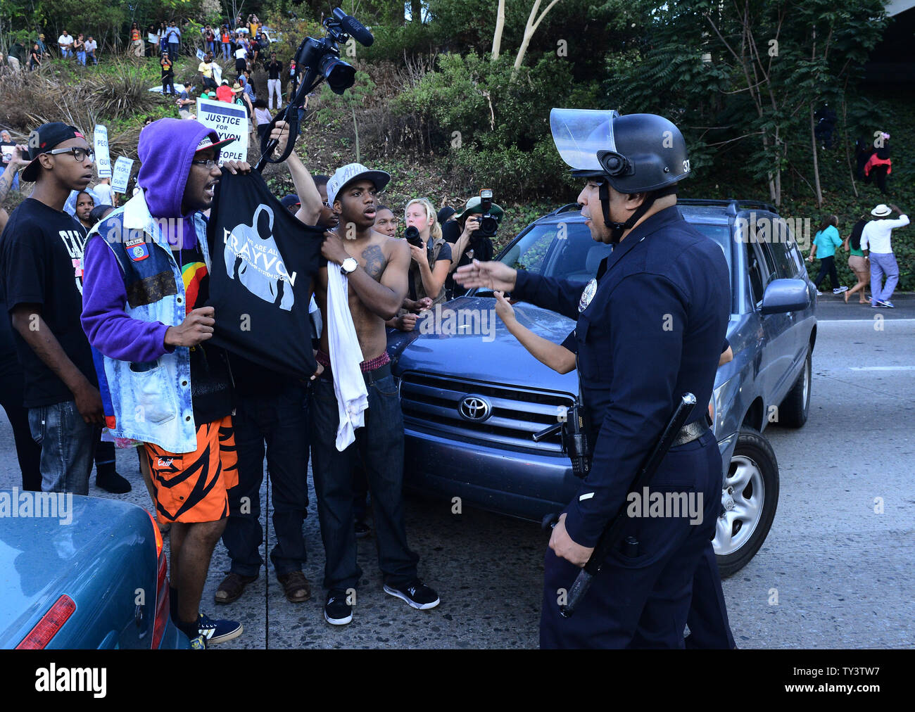 Trayvon martin protest sanford, florida hi-res stock photography and ...