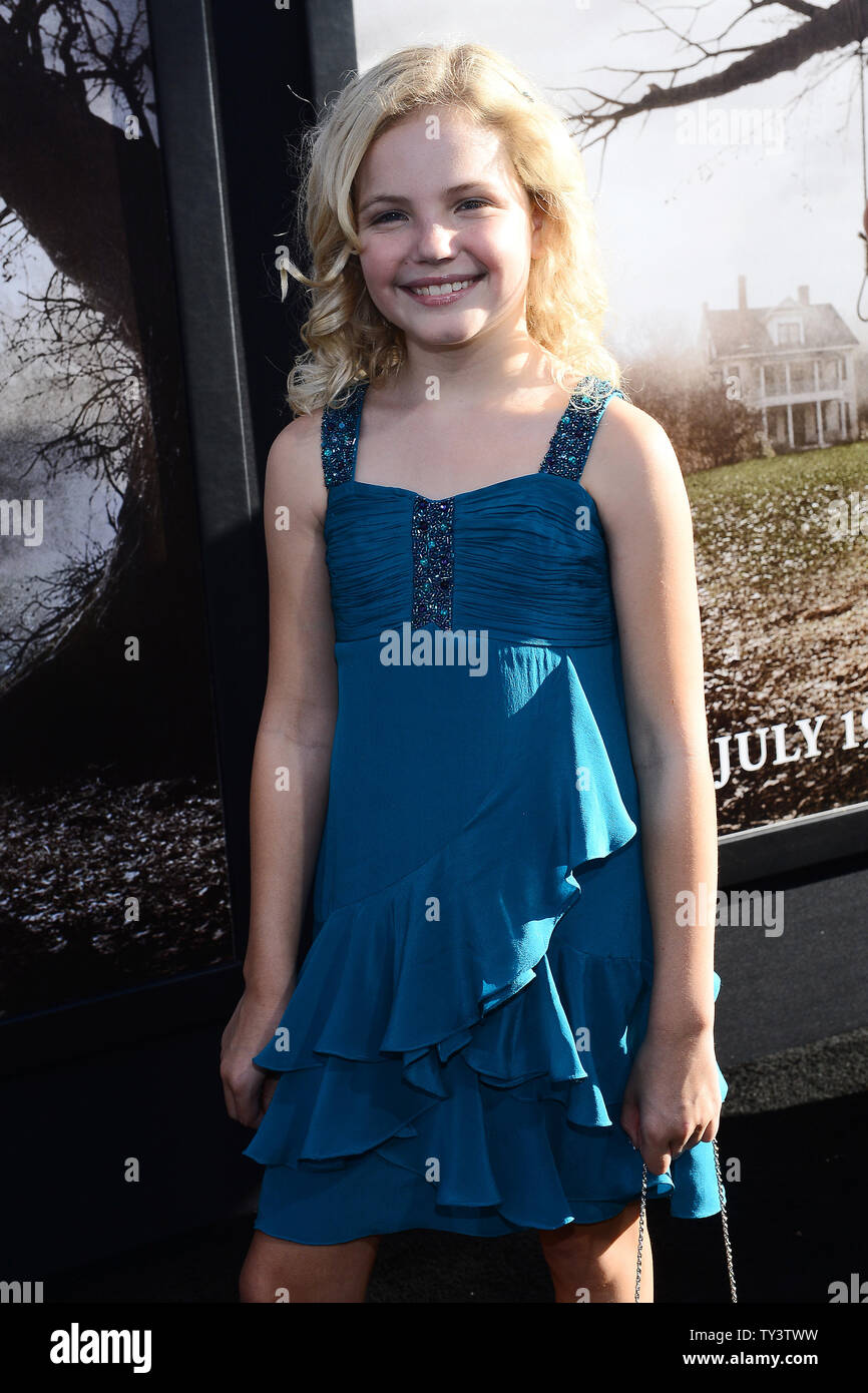 Actress Kyla Deaver attends the premiere of "The Conjuring" at the ...