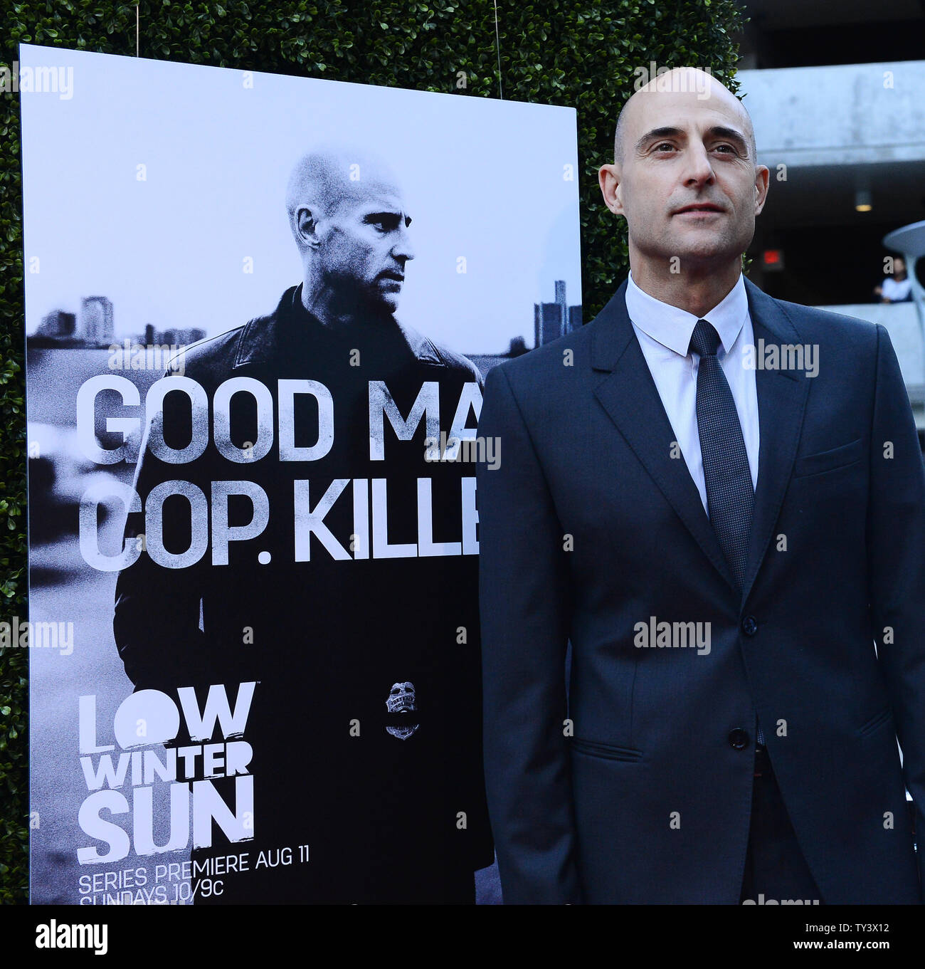 English actor Mark Strong, a cast member in the AMC television series ...