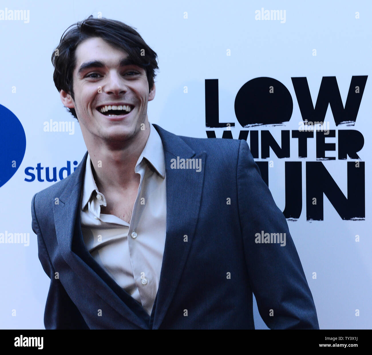 Actor RJ Mitte attends the premiere of the AMC television series "Low ...