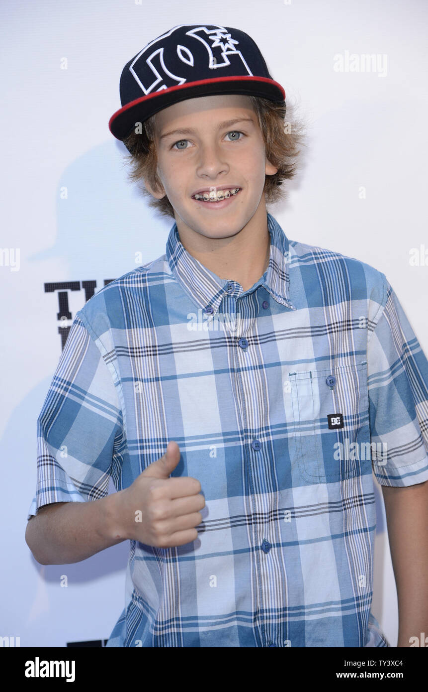 Skateboarder Jagger Eaton attends the premiere of the film "The ...