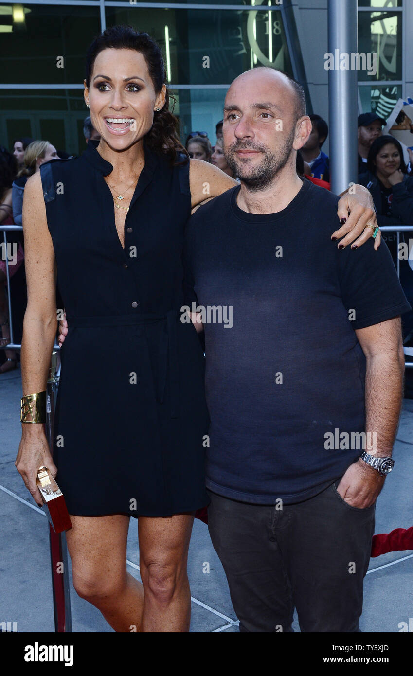 English actress Minnie Driver, a cast member in the motion picture romantic comedy "I Give It a ...