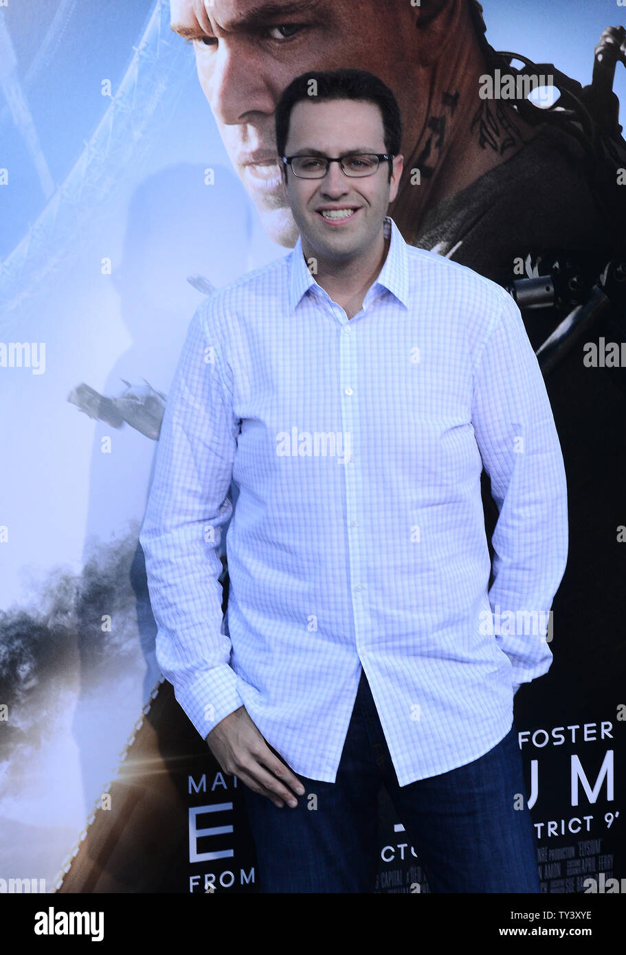 Subway spokesman Jared Fogle attends the premiere of the sci-fi motion ...