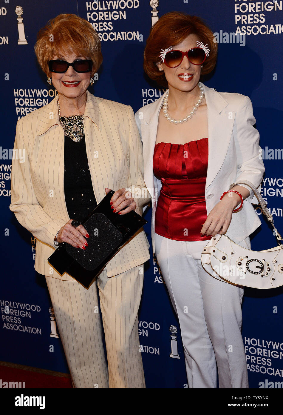 The late Stanley Kramer's wife Karen Sharpe and daughter Kat attend the ...