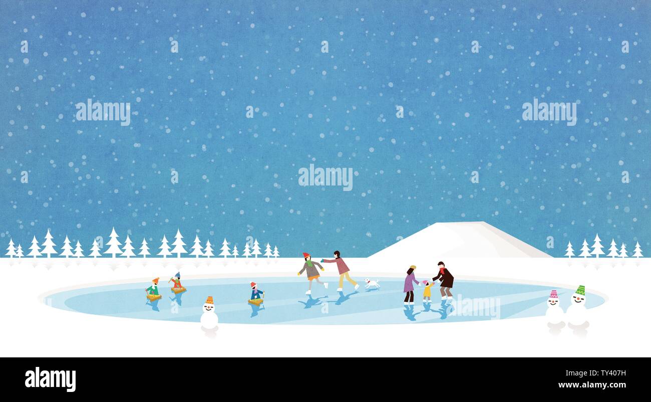 Group of snowmen Stock Vector Images - Alamy