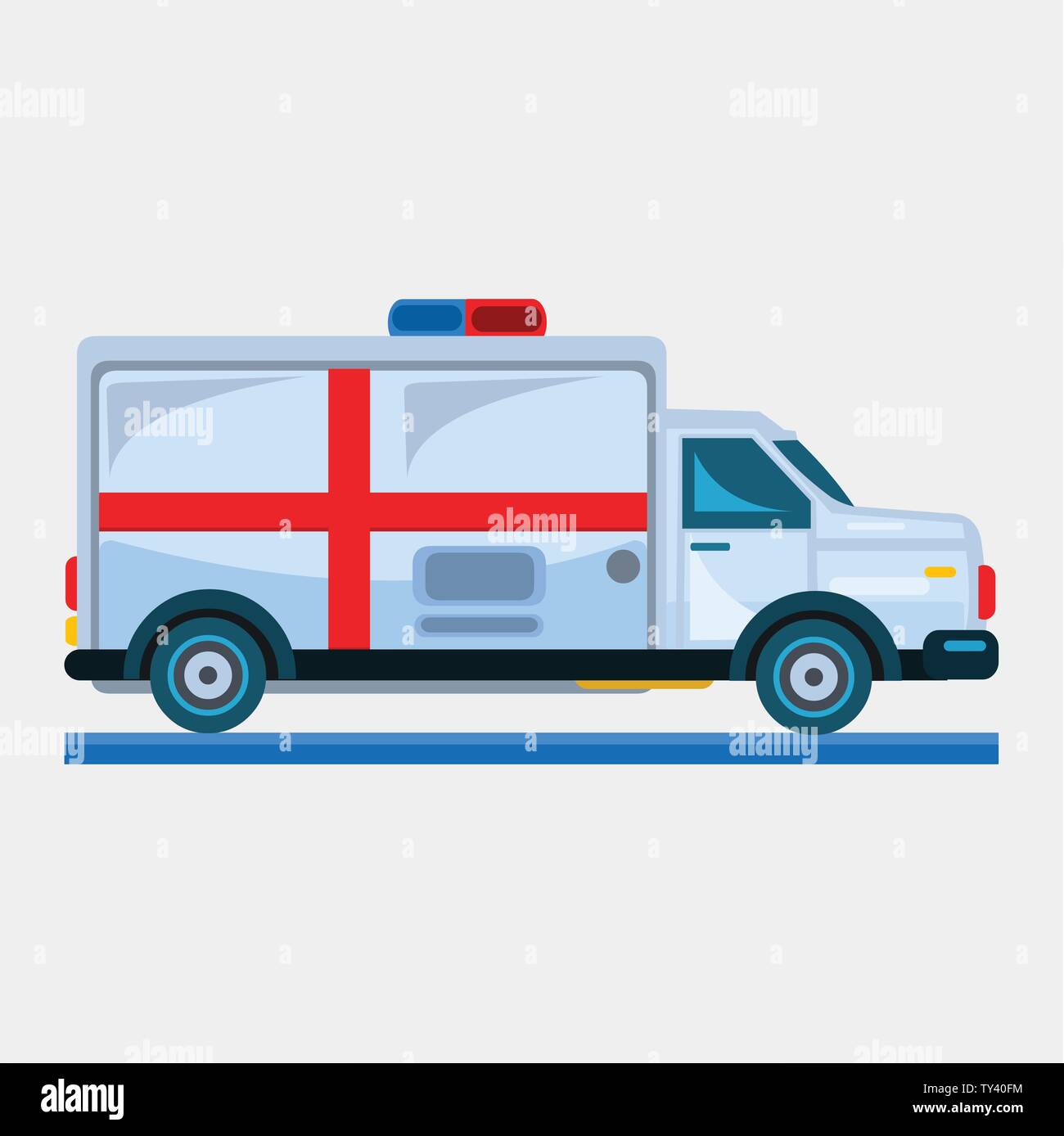 ambulance car vector illustration Stock Vector Image & Art - Alamy