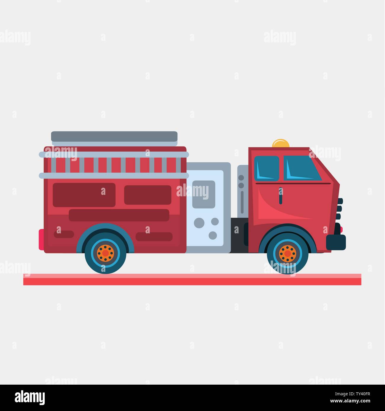 fire truck vector illustration Stock Vector Image & Art - Alamy