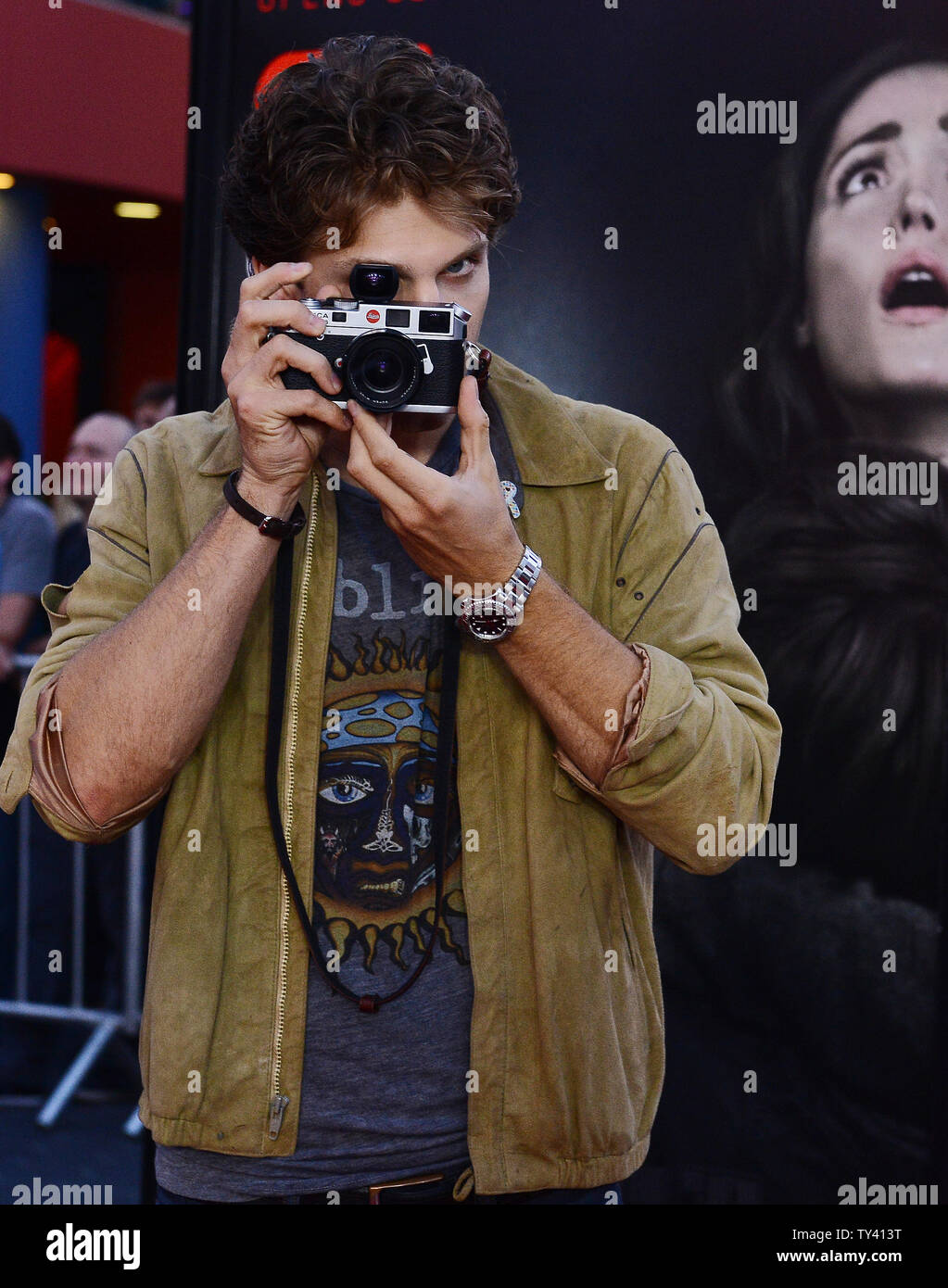 American actor Keegan Allen attends the premiere of the motion picture ...