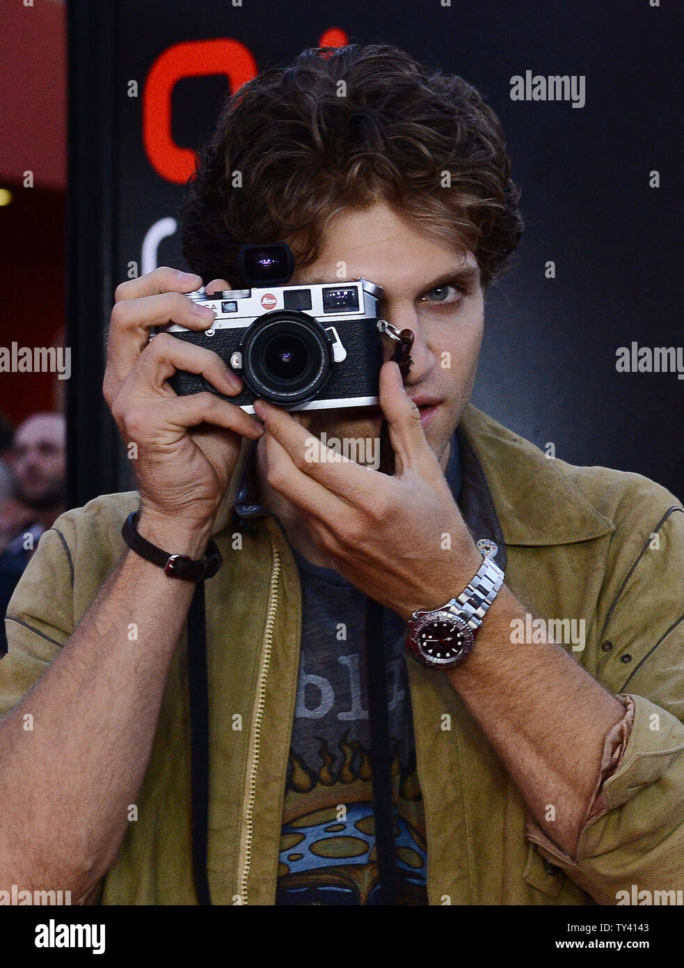 Actor Keegan Allen attends the premiere of the motion picture horror ...