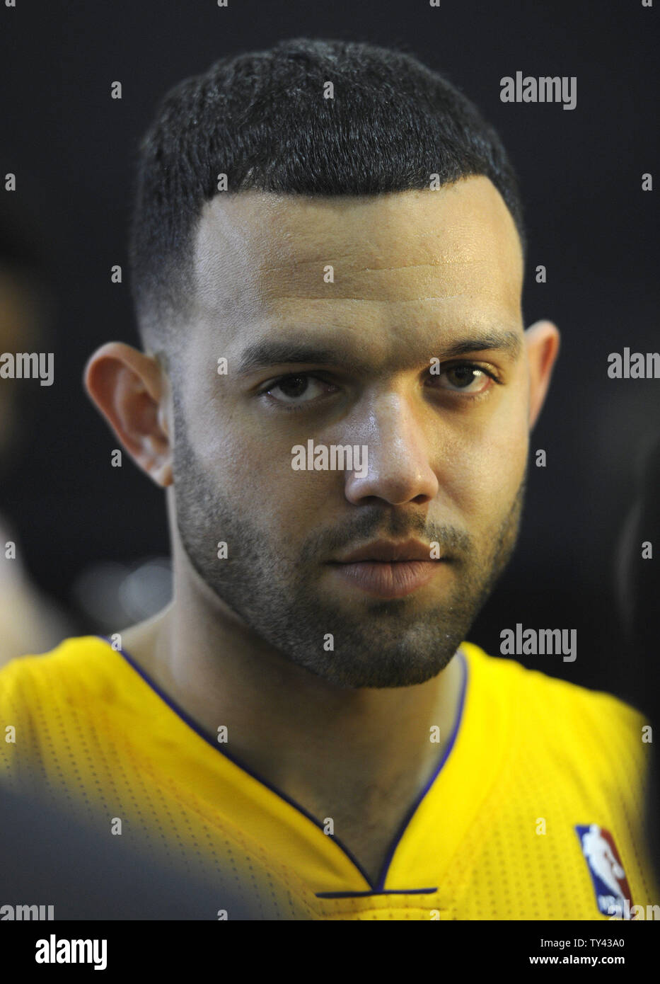 Los Angeles Lakers' Jordan Farmar participates in the basketball team's ...