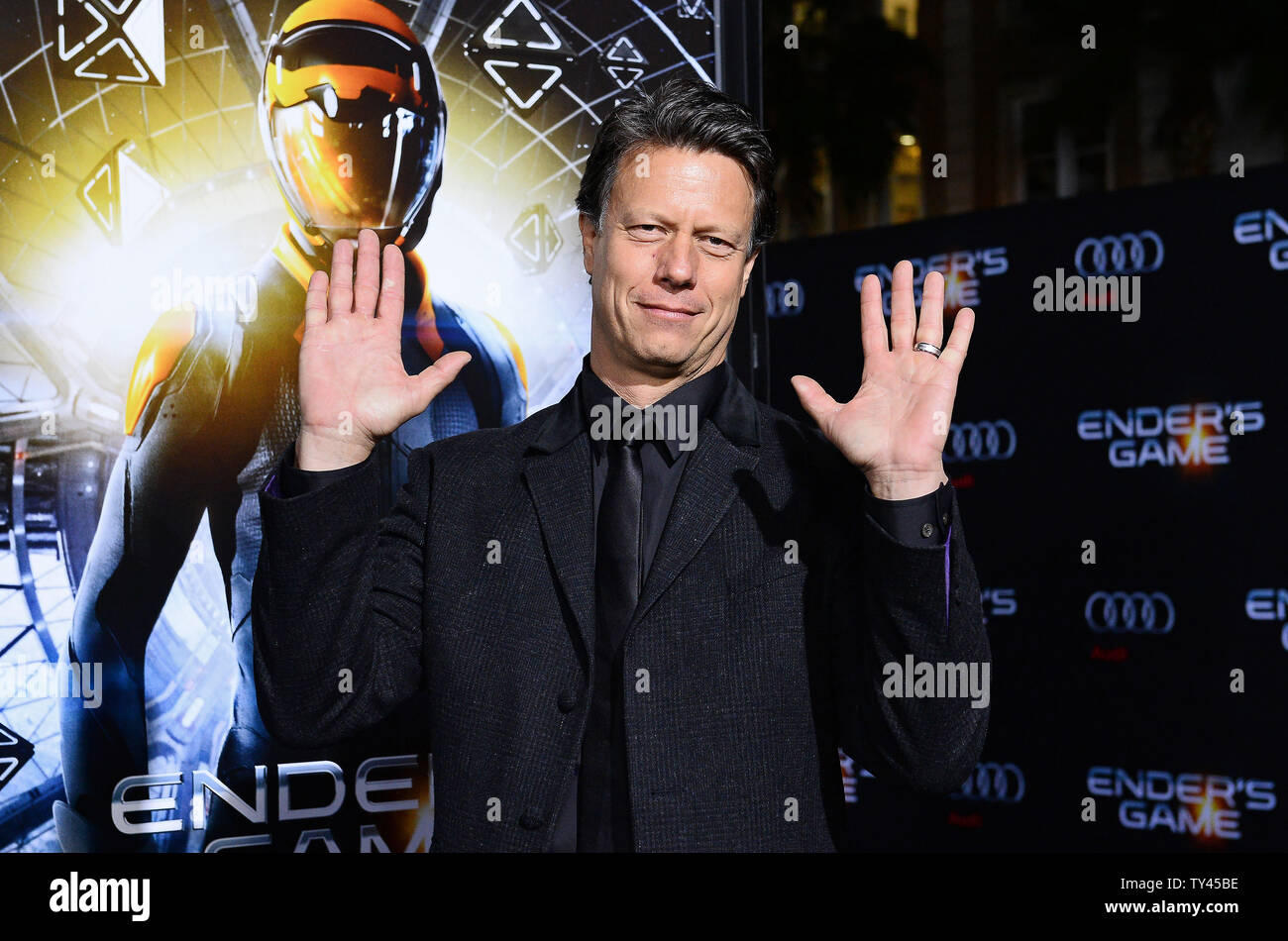 Screenwriter and director Gavin Hood attends the premiere of the sci-fi ...