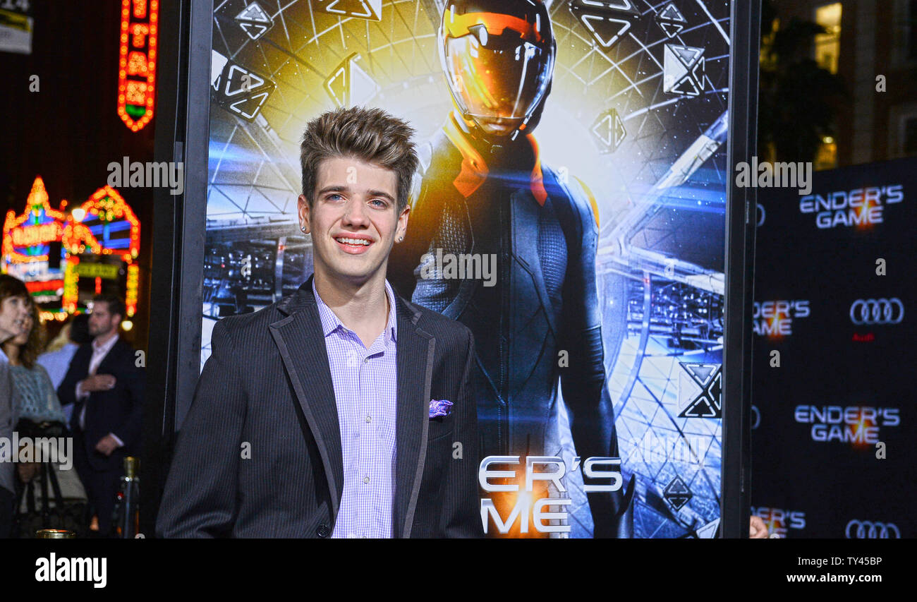 Actor Brandon Tyler Russell attends the premiere of the sci-fi motion ...