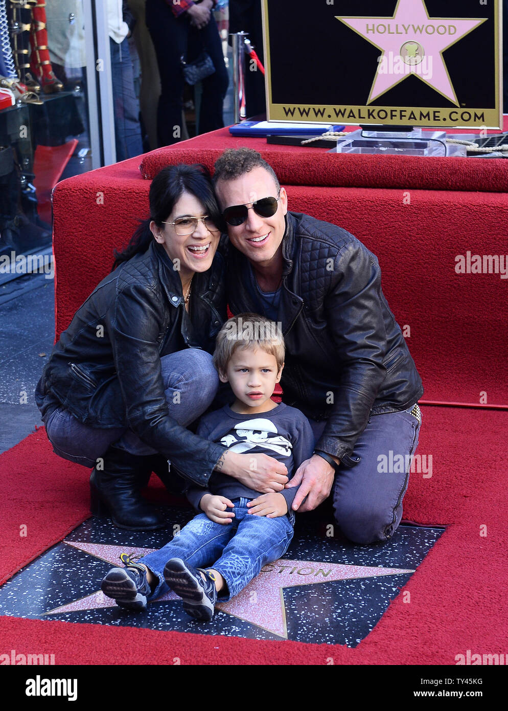 Jane's Addiction drummer Stephen Perkins poses with his wife Cindy and ...