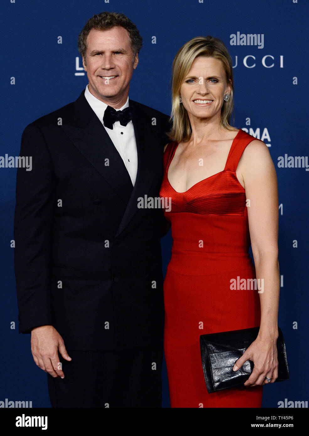 Actor Will Ferrell and his wife Viveca Paulin arrive at the LACMA Art ...