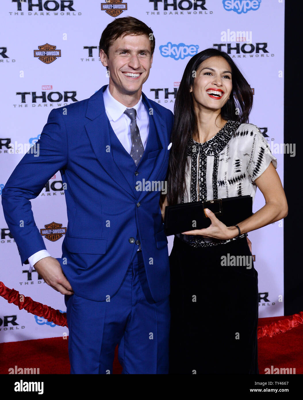 Cast member Jonathan Howard and Edington Yung attend the premiere of ...