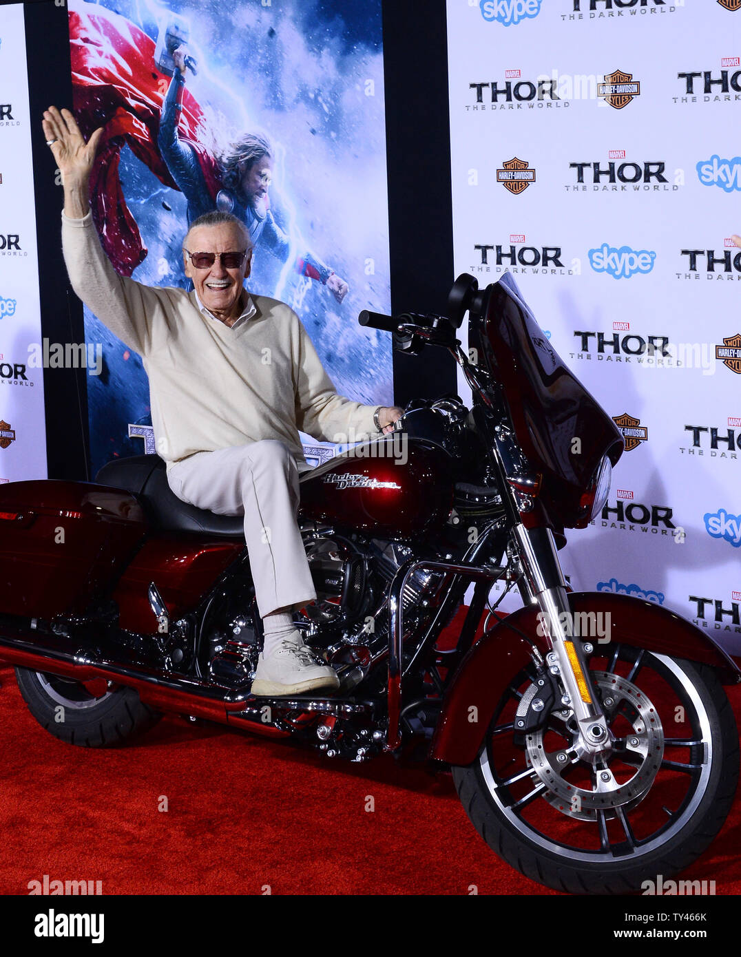 Executive producer Stan Lee attends the premiere of the motion picture ...