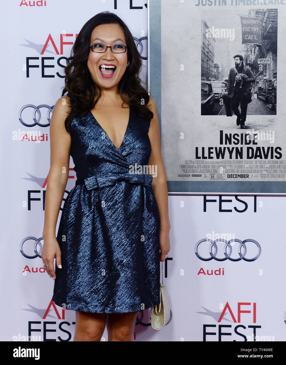 Cast member Helen Hong attends the premiere of the motion picture music ...