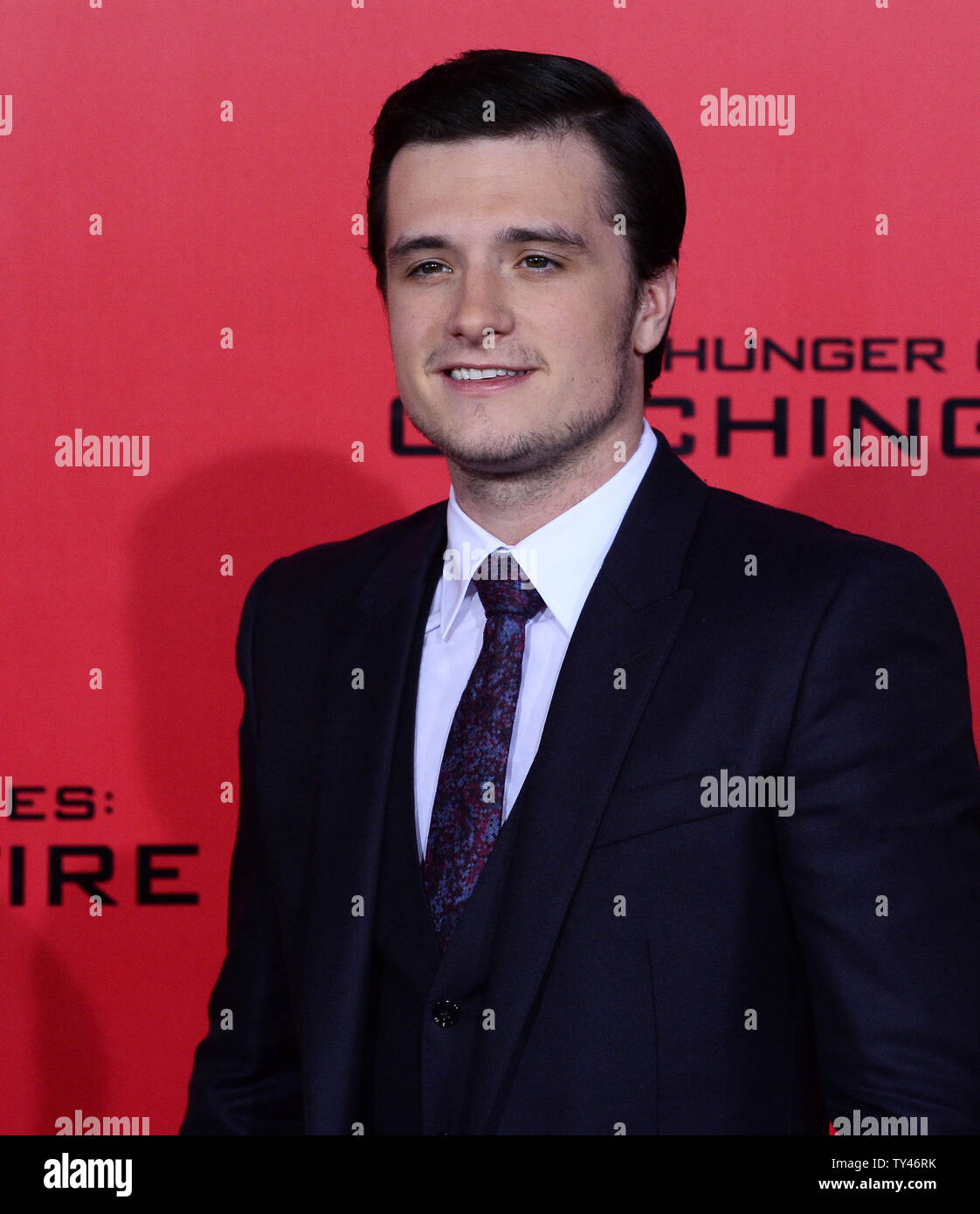Cast member Josh Hutcherson attends the premiere of the motion picture ...