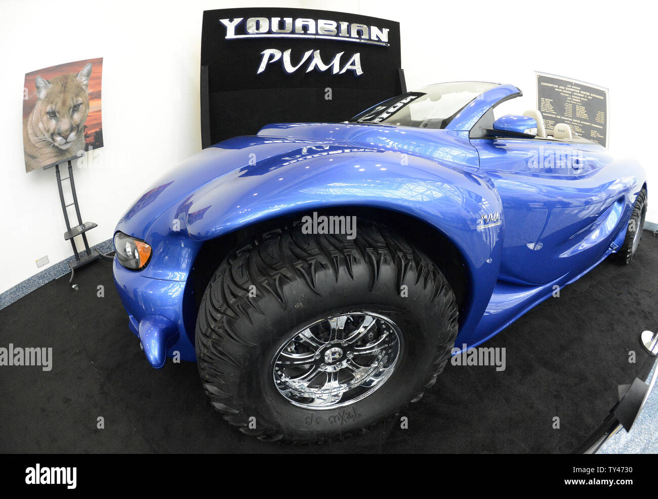Youabian Puma is on display at the 2013 Los Angeles Auto Show held at ...