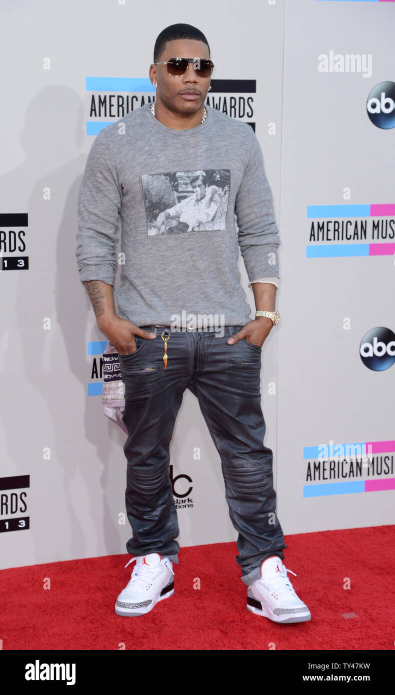 Recording artist Nelly arrives for the 41st annual American Music ...