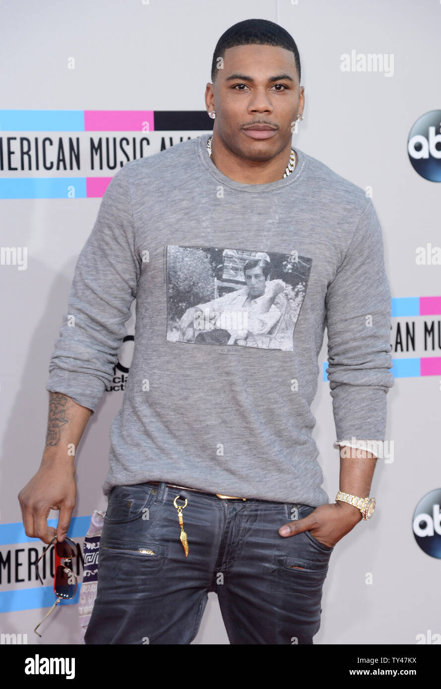 Recording artist Nelly arrives for the 41st annual American Music ...