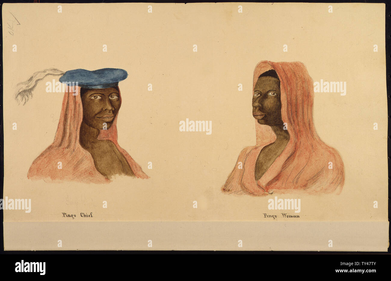 Fingo Chief and Fingo Woman, Capetown; Scope and content: Commodore ...