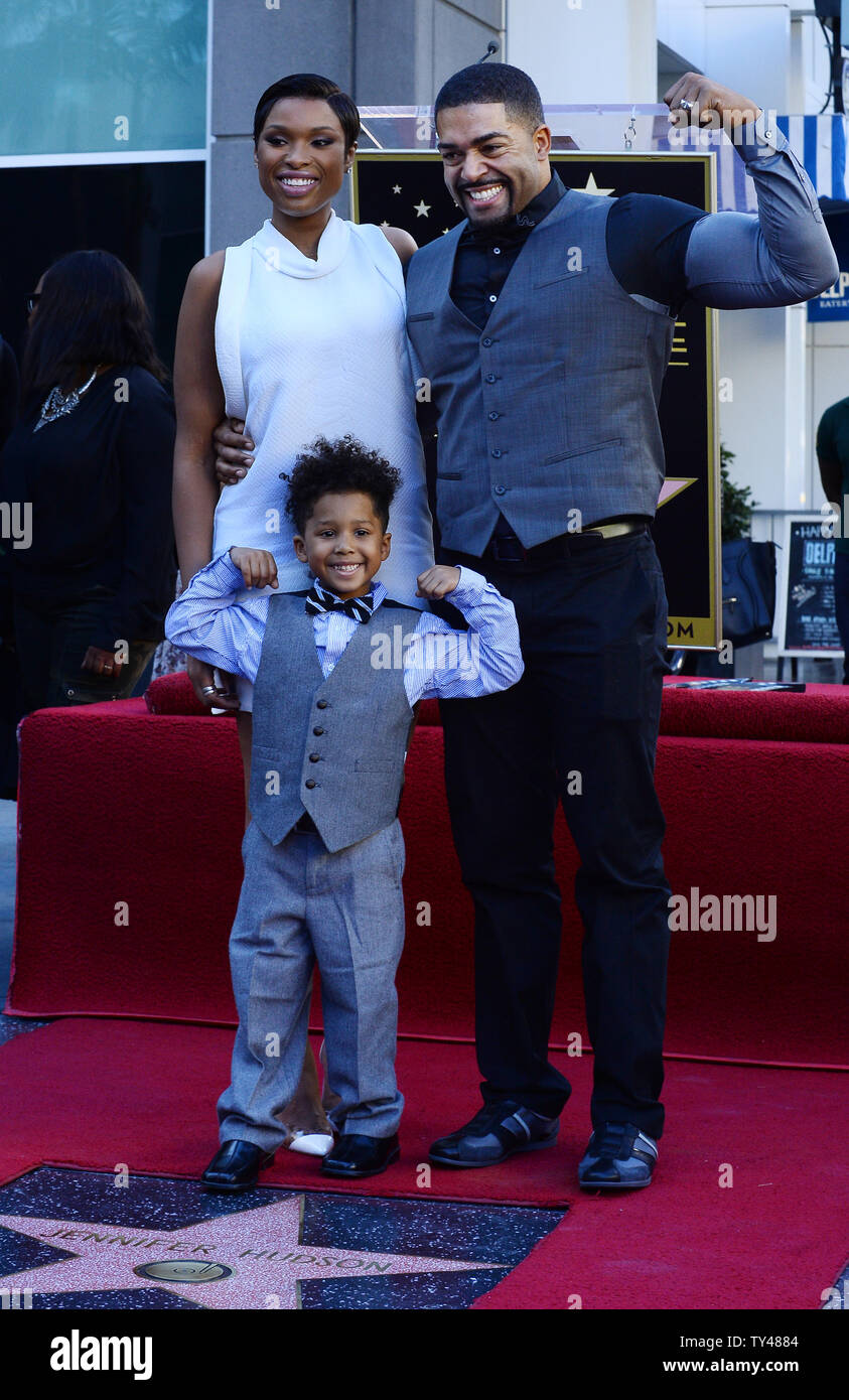 Jennifer hudson and david daniel otunga jr hi-res stock photography and ...