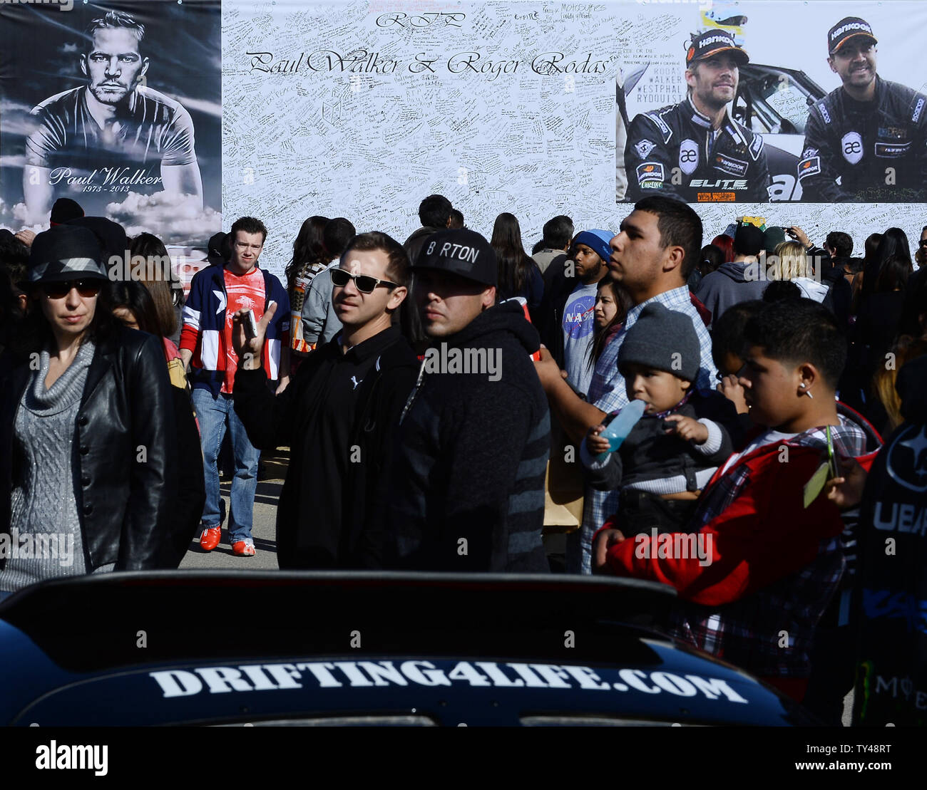 Paul walker crash site hi-res stock photography and images - Alamy