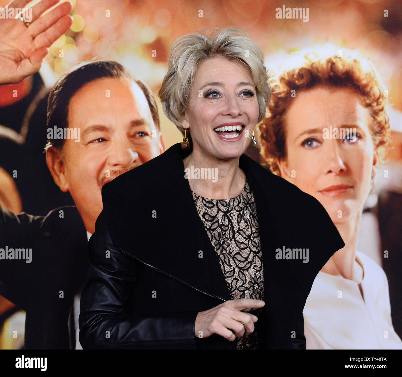 Cast member Emma Thompson attends the premiere of the biographical ...