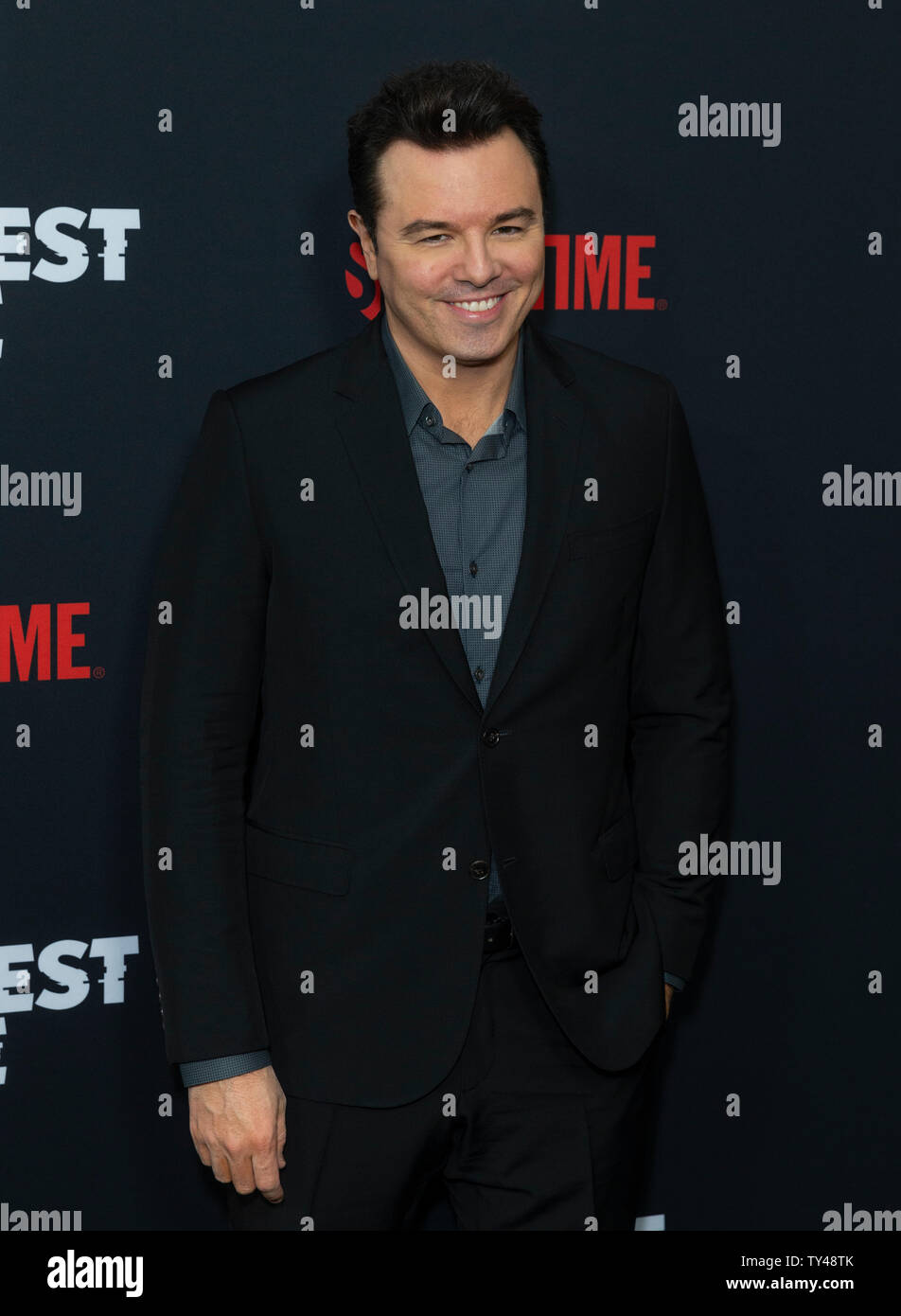 New York, NY - June 24, 2019: Seth MacFarlane attends Showtime network ...
