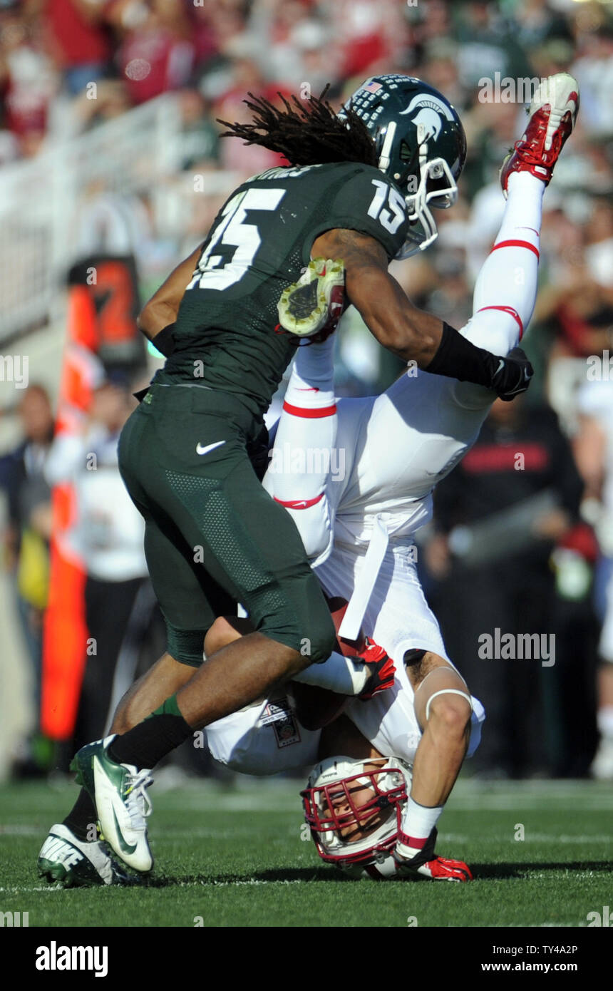 Michigan state cornerback trae waynes hi-res stock photography and ...
