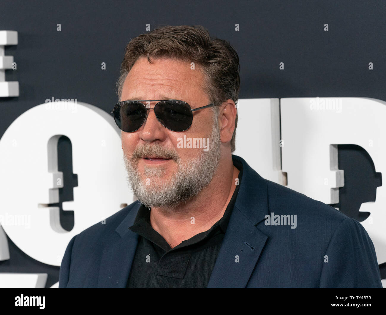 New York, NY - June 24, 2019: Russell Crowe attends Showtime network ...