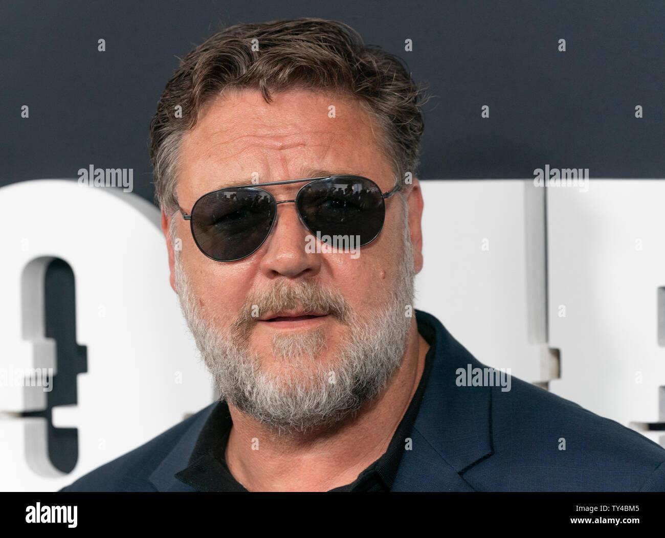 New York, NY - June 24, 2019: Russell Crowe attends Showtime network ...