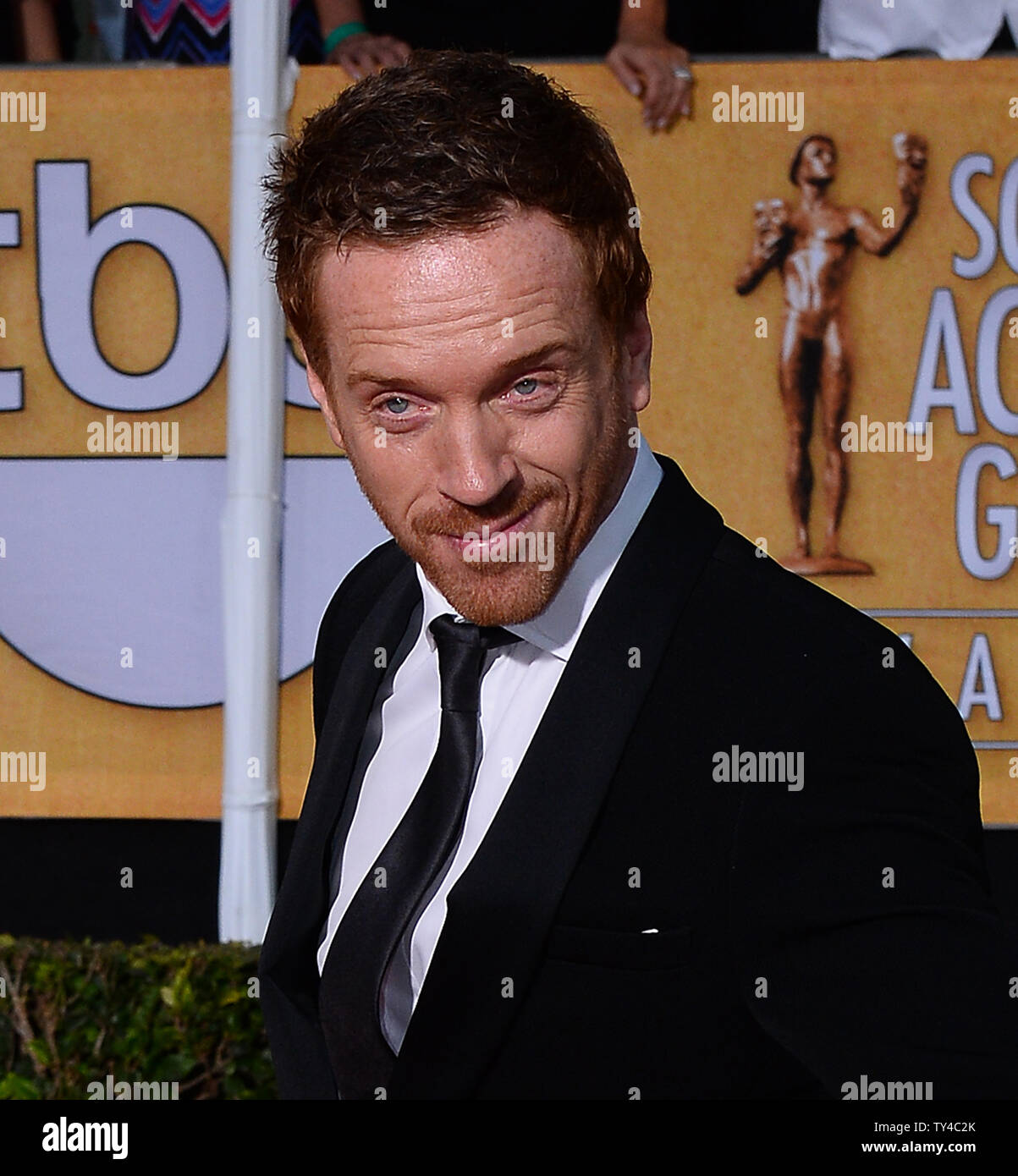Actor Damian Lewis arrives for the 20th annual SAG Awards held at the ...