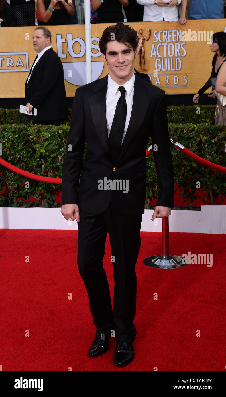 Actor RJ Mitte arrives for the 20th annual SAG Awards held at the ...