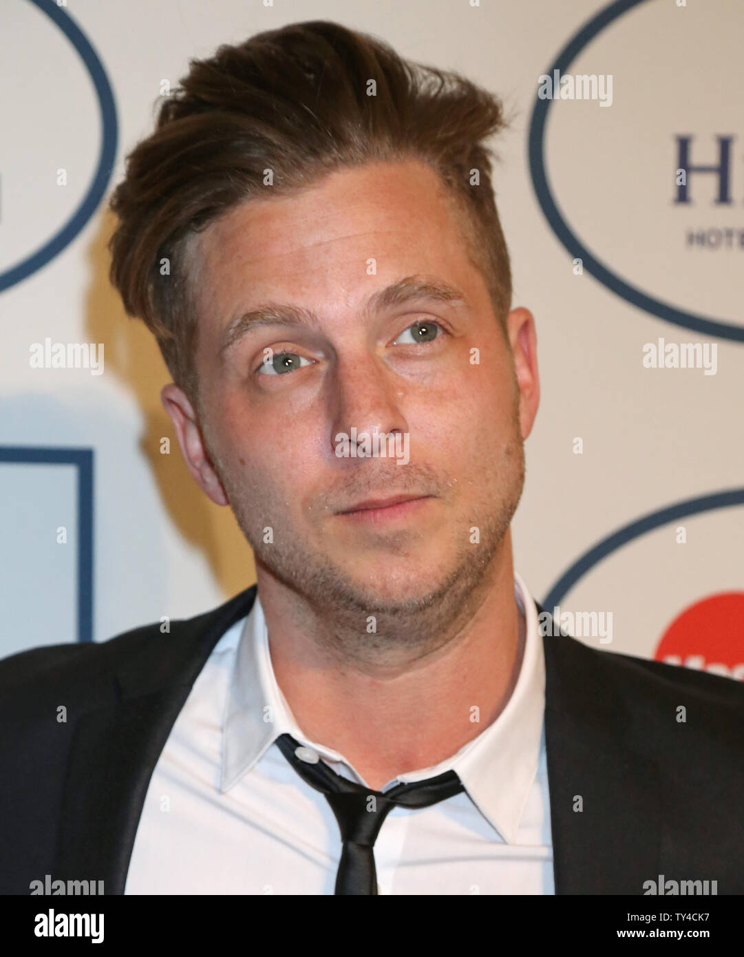 Ryan Tedder arrives on the red carpet before the annual Clive Davis Pre ...