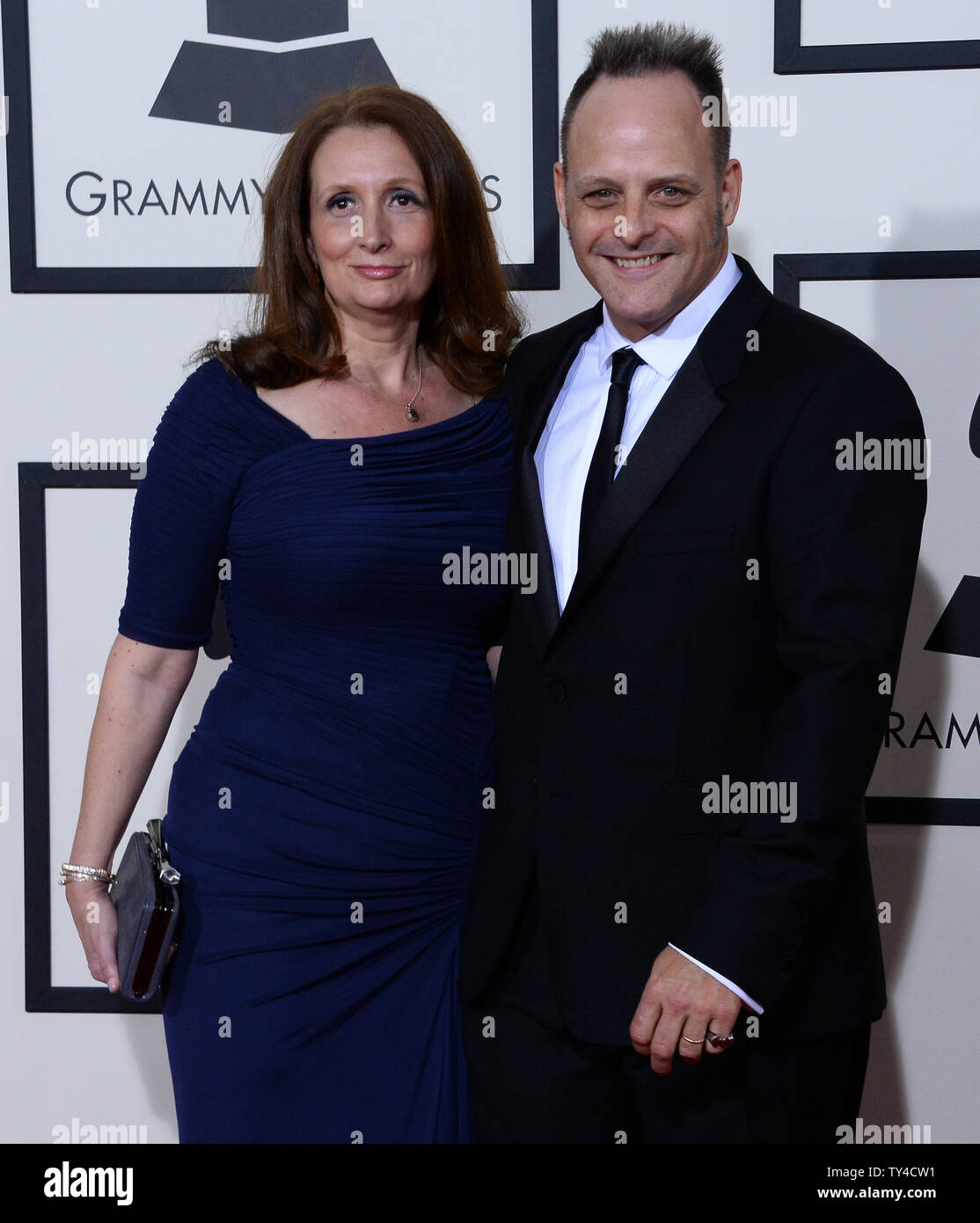 Scott Healey arrives at the 56th annual Grammy Awards at Staples Center ...