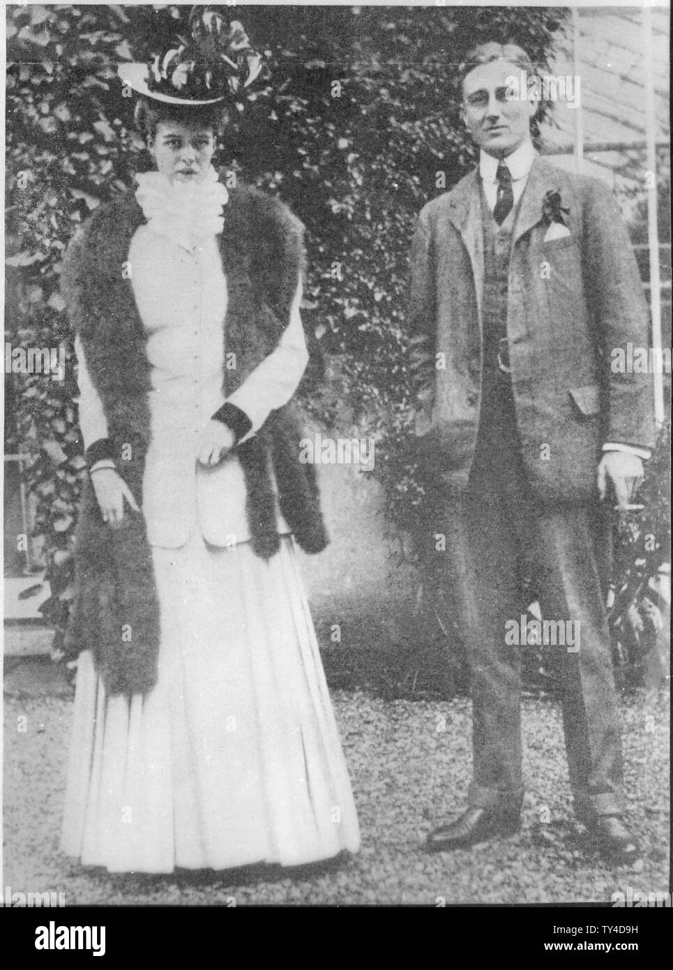 Franklin d roosevelt and eleanor roosevelt in hyde park hi-res stock photography and images - Alamy