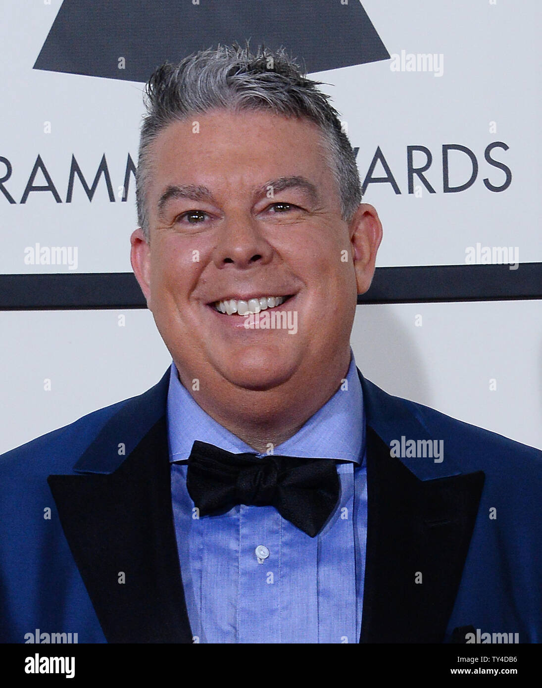 Producer/actor Elvis Duran arrives for the 56th annual Grammy Awards at ...