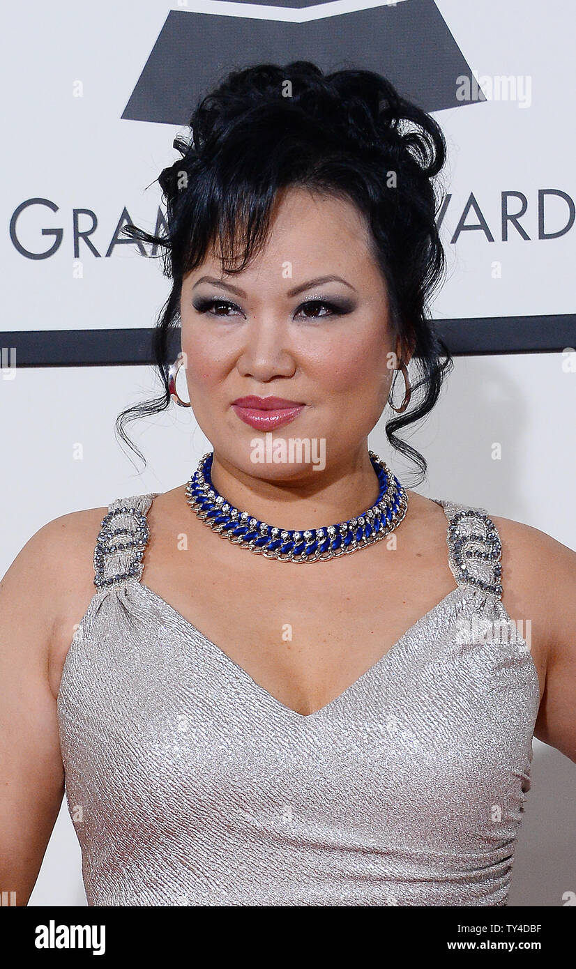 Recording artist Angelin Chang arrives for the 56th annual Grammy ...