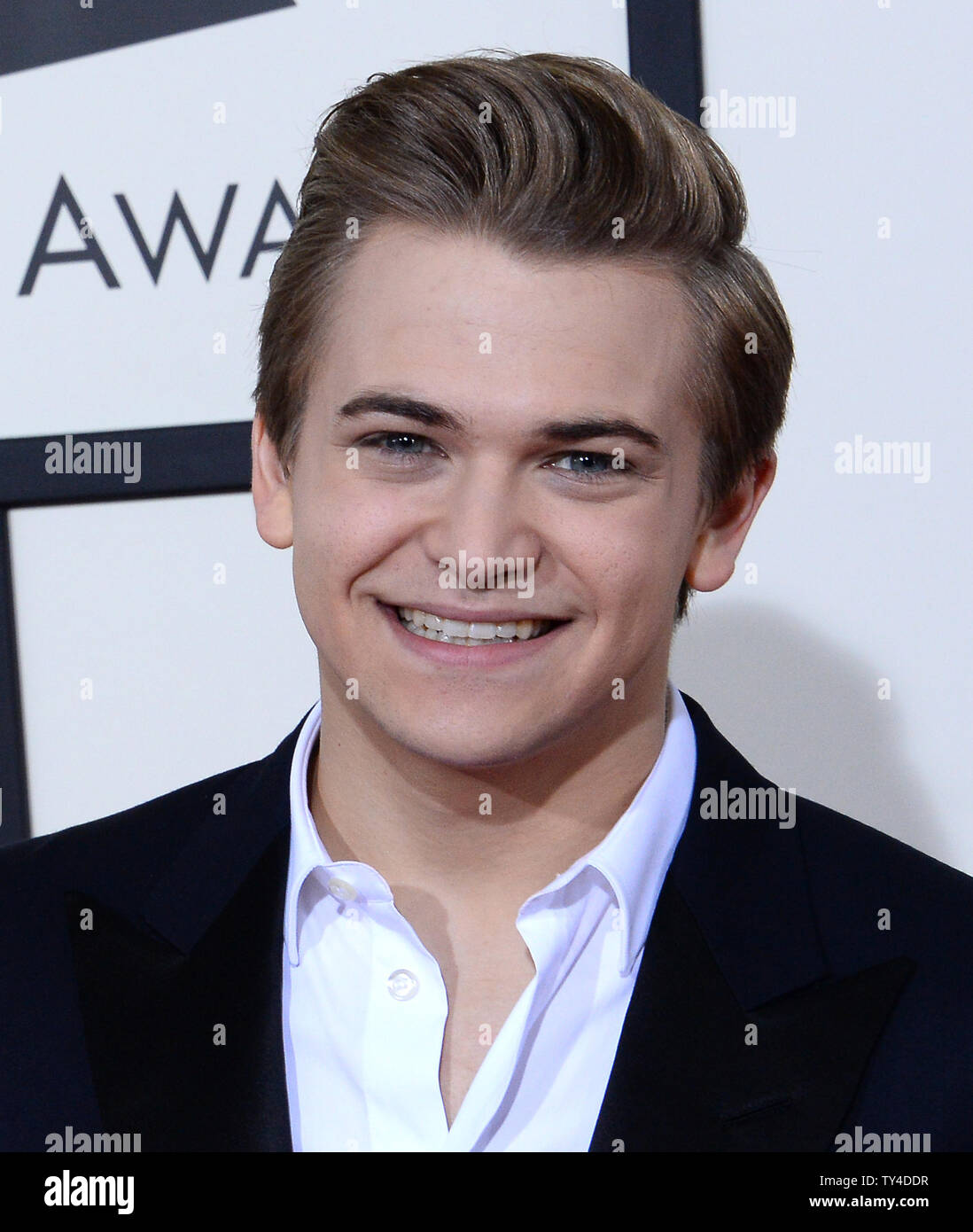 Singer Hunter Hayes arrives for the 56th annual Grammy Awards at ...