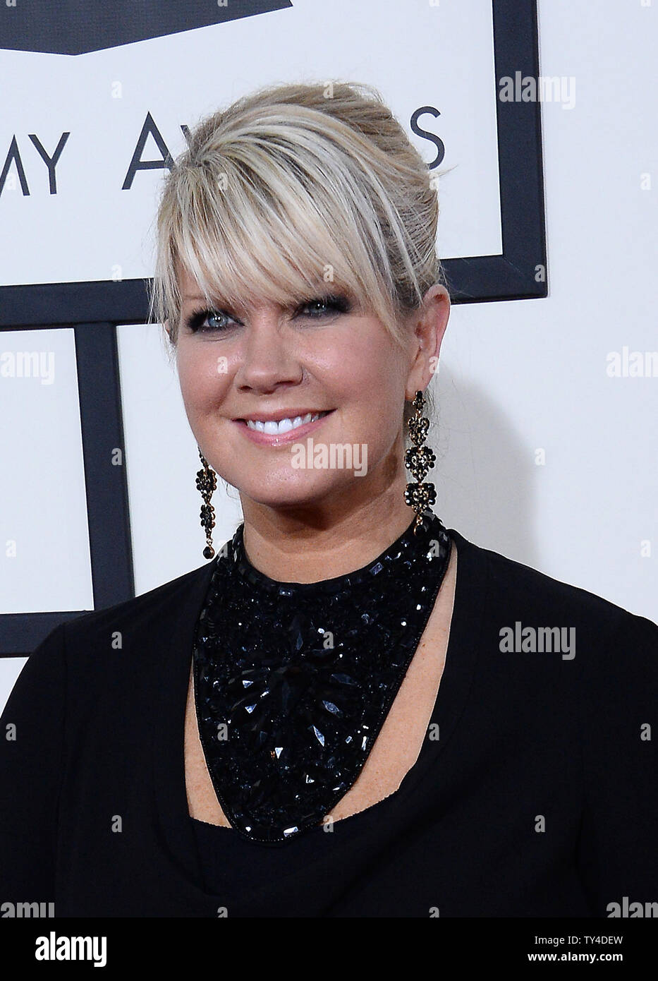 Recording artist Natalie Grant arrives for the 56th annual Grammy ...