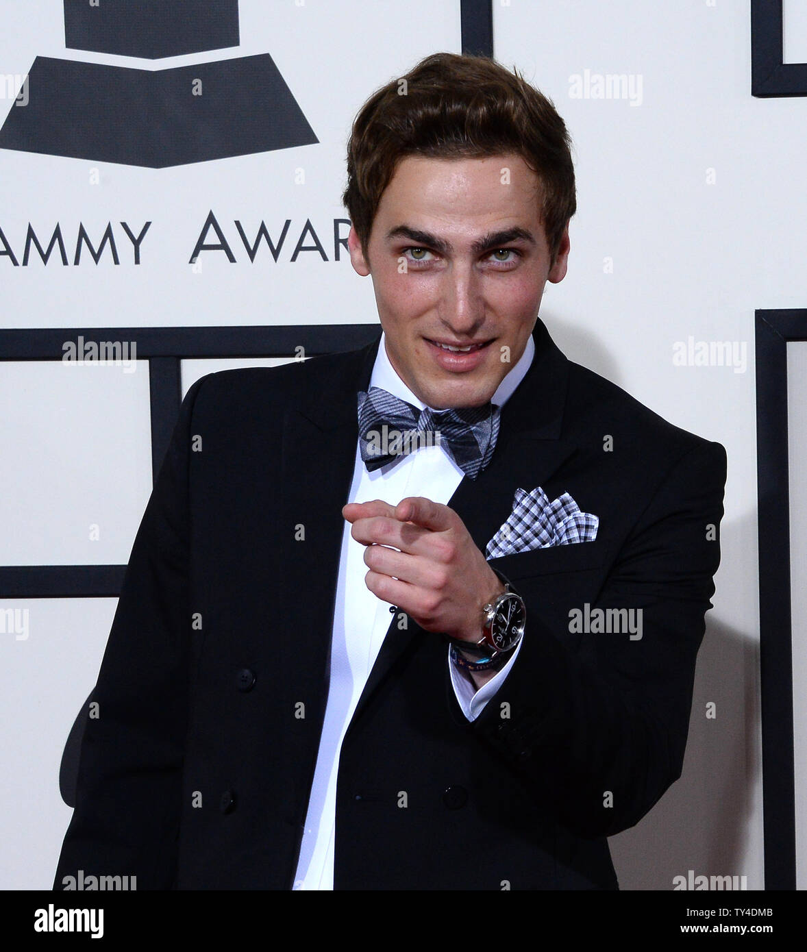 Actor Kendall Schmidt arrives for the 56th annual Grammy Awards at ...