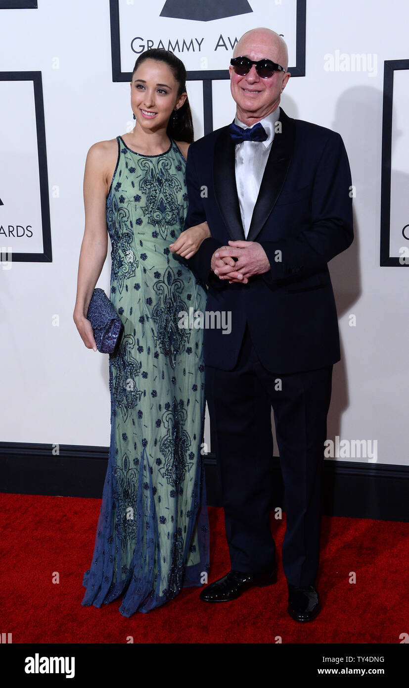 Musician Paul Shaffer (R) and actress Victoria Lily Shaffer arrive for ...